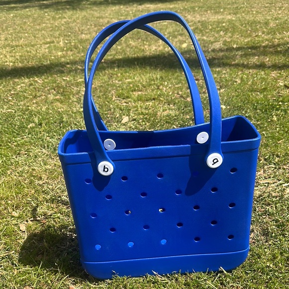 Bags | Blue Tote Bag Looks Just Like The Bogg Bag | Poshmark